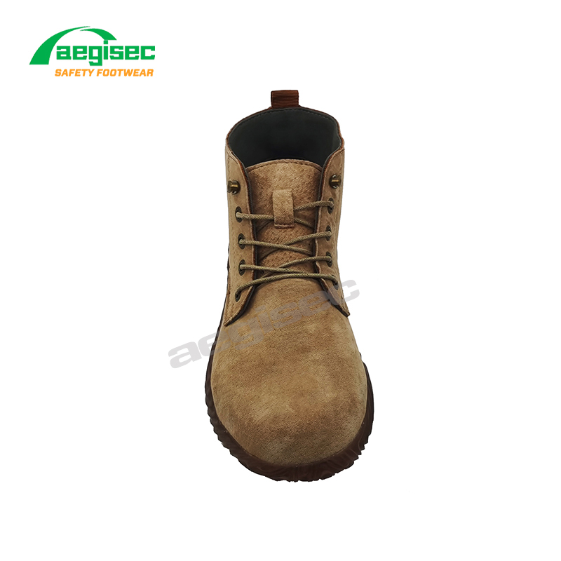 AEGISEC suede leather steel toe puncture resistant lightweight ESD ...